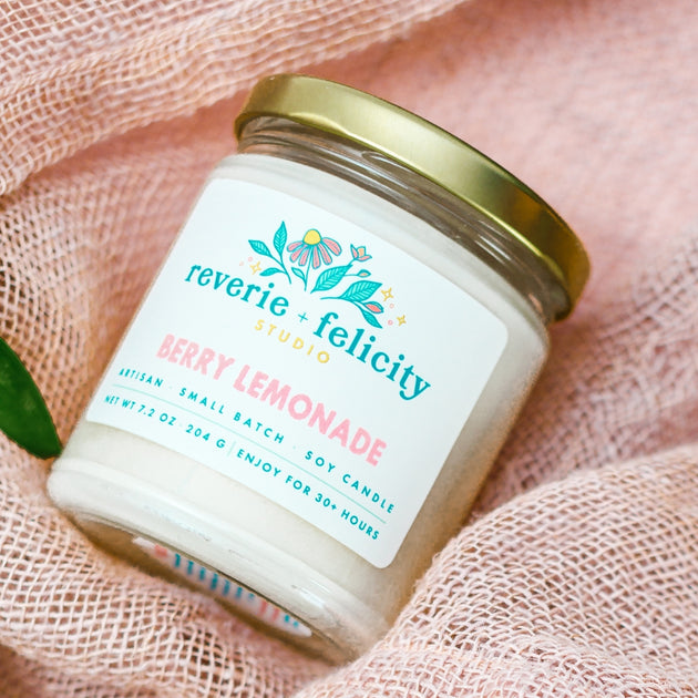 Seasonal Candle Profile: Berry Lemonade – Reverie + Felicity Studio